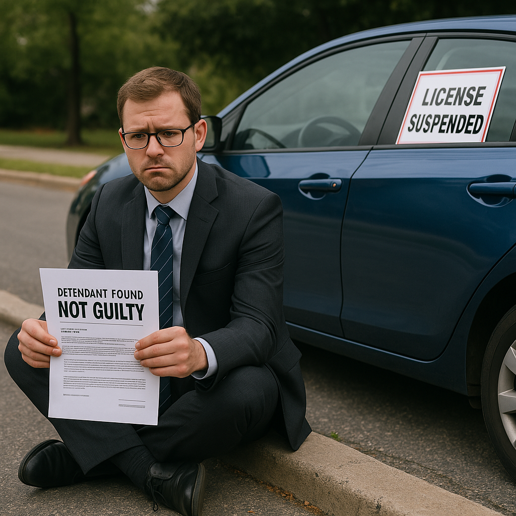 Can Your License Be Suspended Even If You Are Found Not Guilty Of A Dui